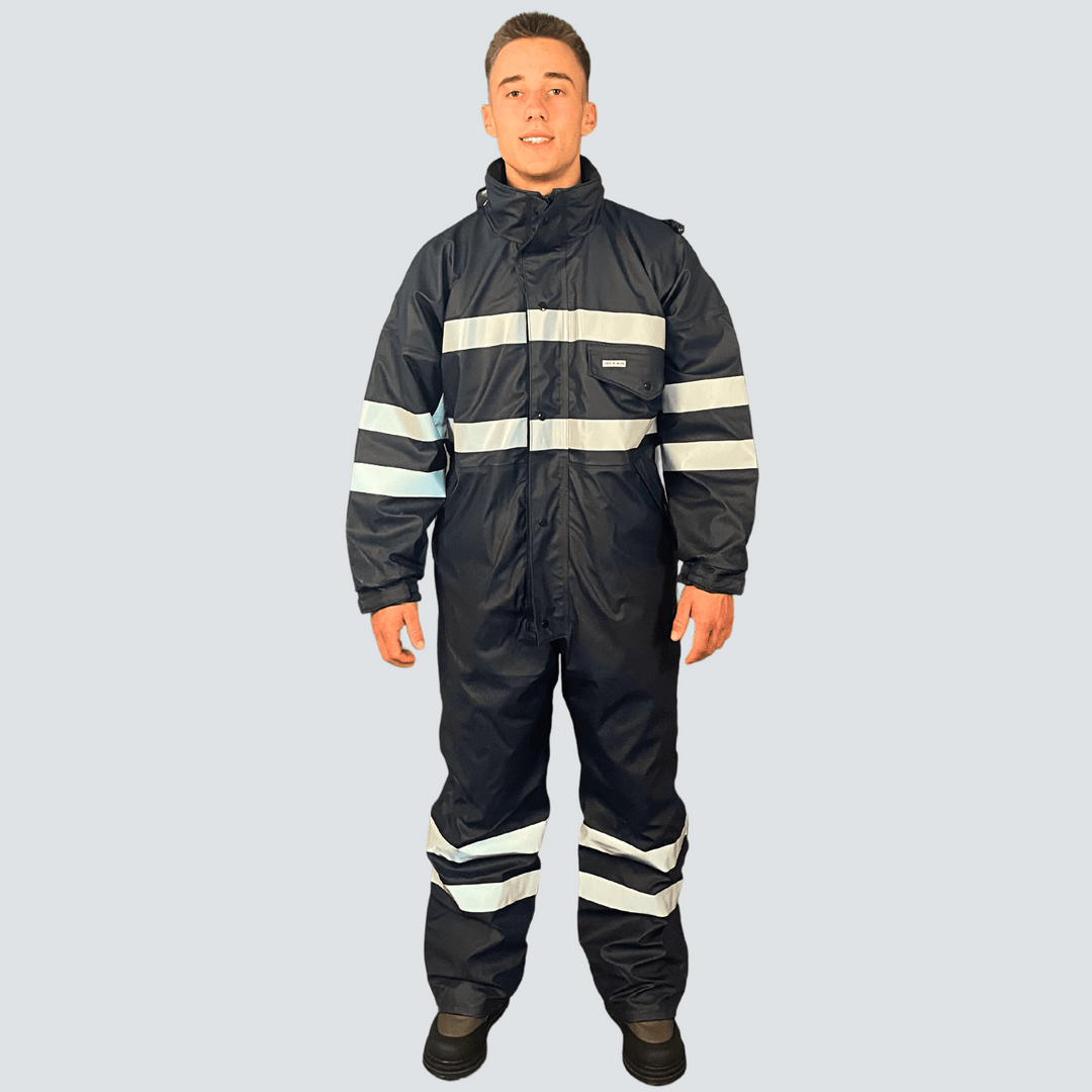 Weather Comfort Coverall Insulated with reflectors – Ocean Textile A/S